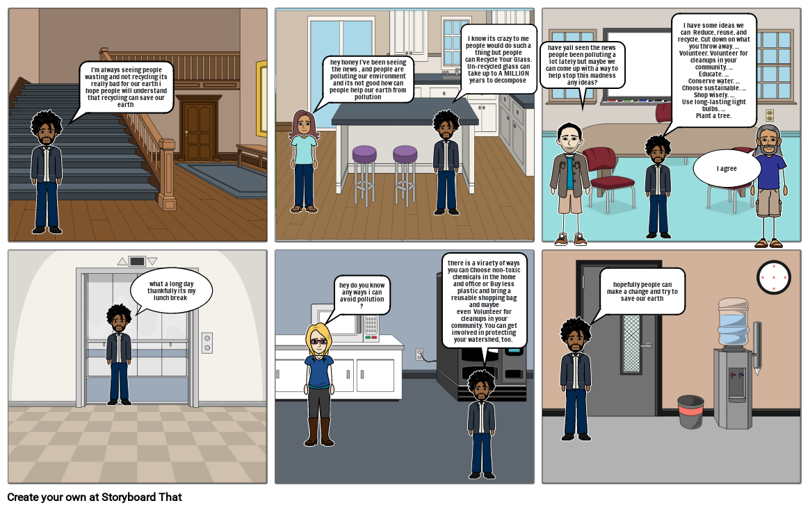 Saving the Earth Storyboard par 31f3df9d