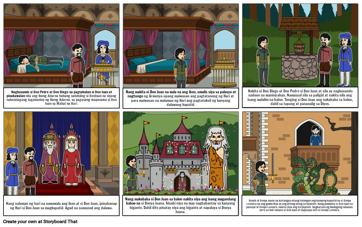 Ibong Adarna Storyboard by 323f900c