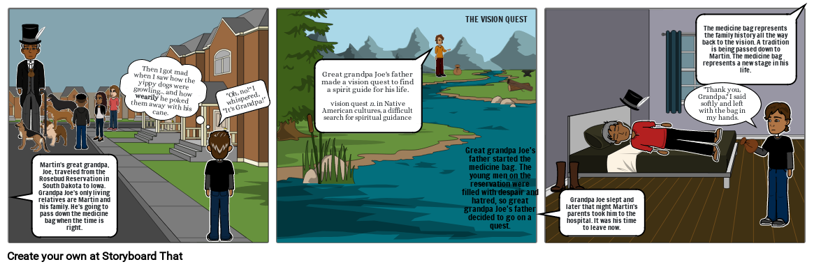 The Medicine Bag Storyboard by 32f09140