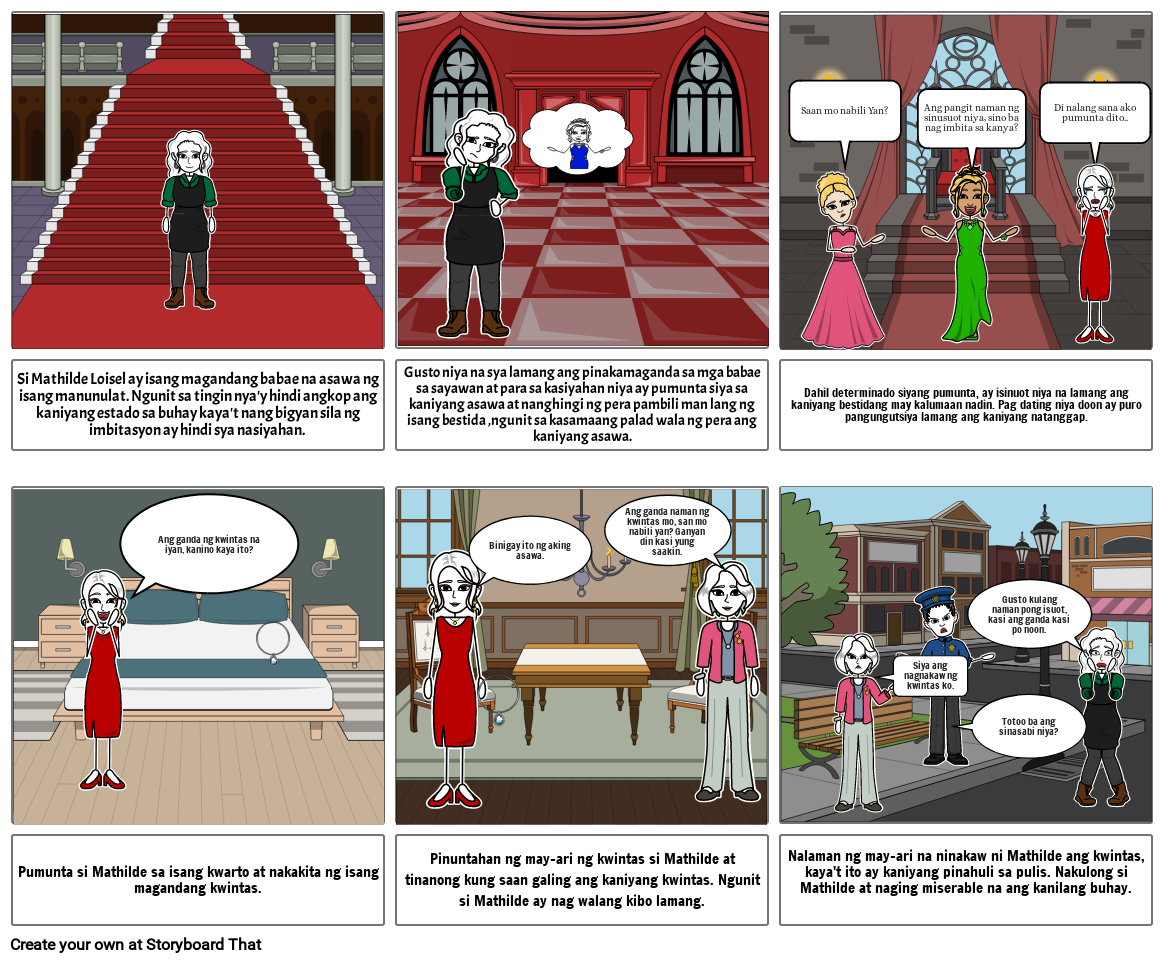 Ang kwintas Storyboard by 3379b2f5