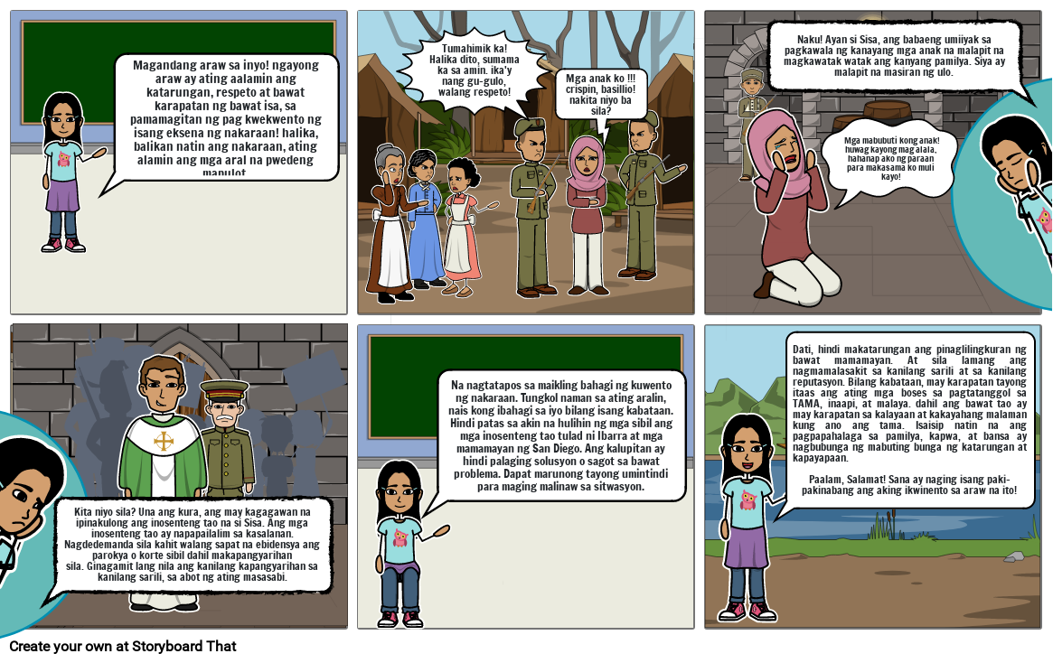 FILIPINO CJ Q4 Storyboard par 338003d1