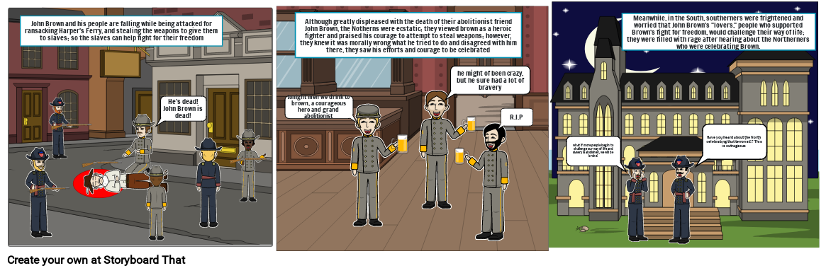 Wills John Brown story board Storyboard by 33cdcd5d