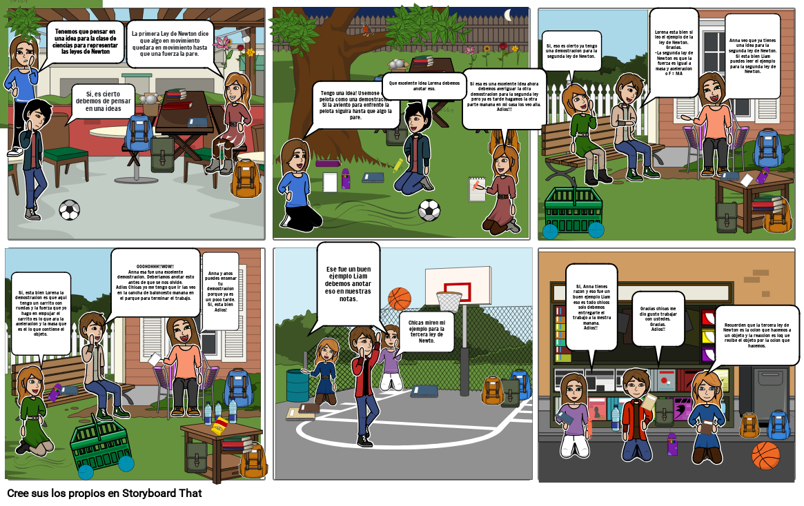 leyes de newton ( fuerza ) fisica Storyboard by 33d0ccb3
