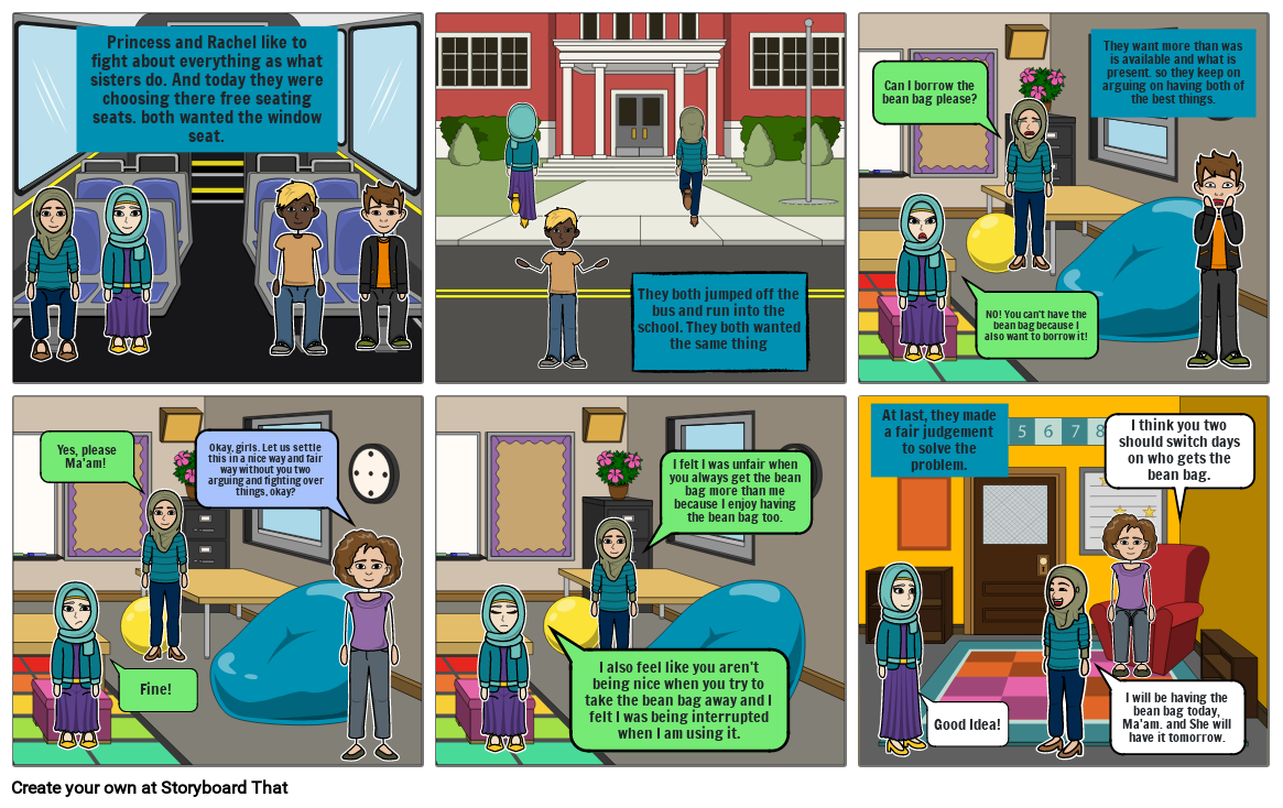 Solving Conflicts Storyboard by 34f79677