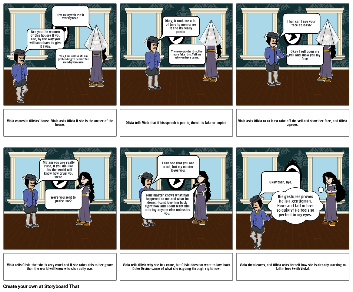 Shakespeare Storyboard by 34fc03f4