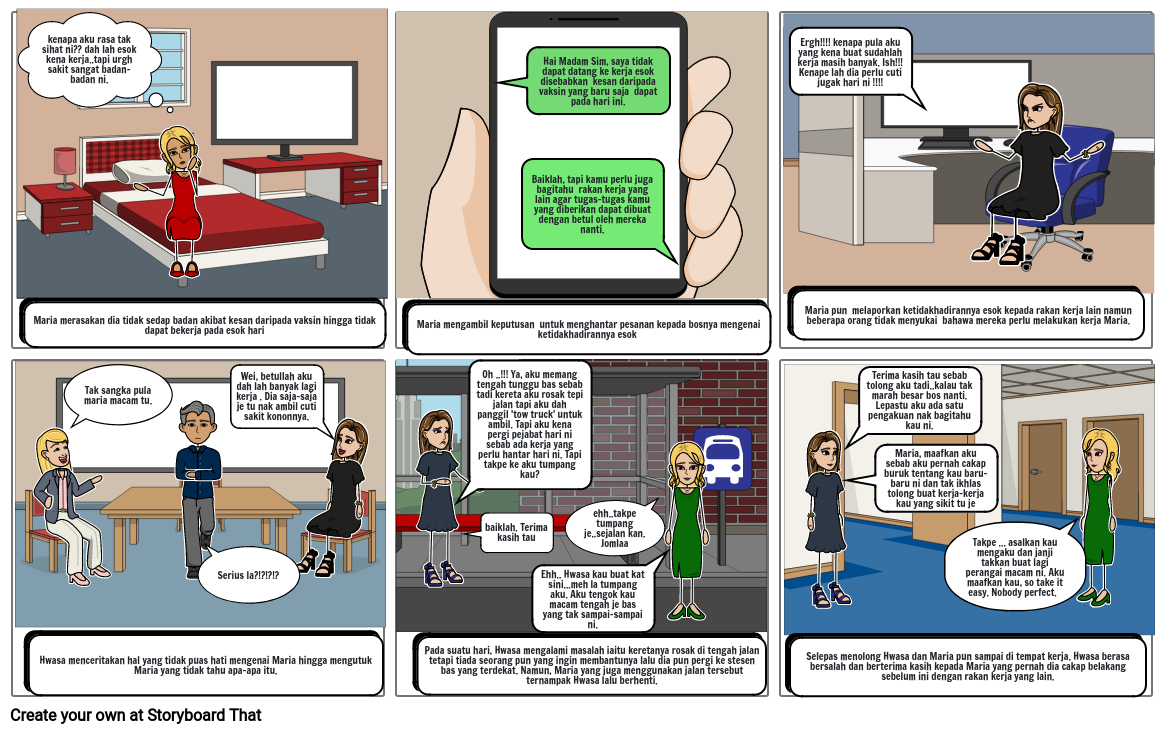 PSA Storyboard por 351da9fb