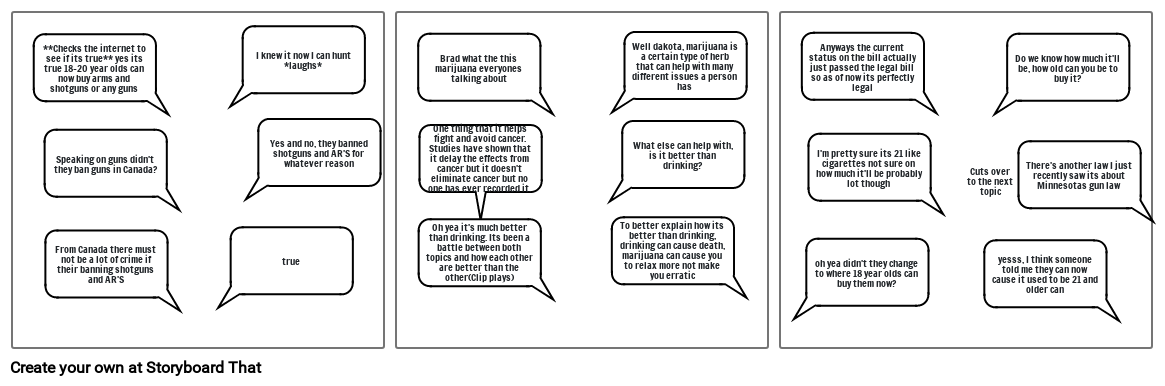 Marijuana Storyboard par 35380800