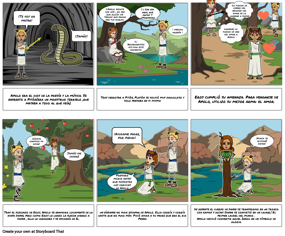 APOLO Y DAFNE Storyboard por 35cbce01