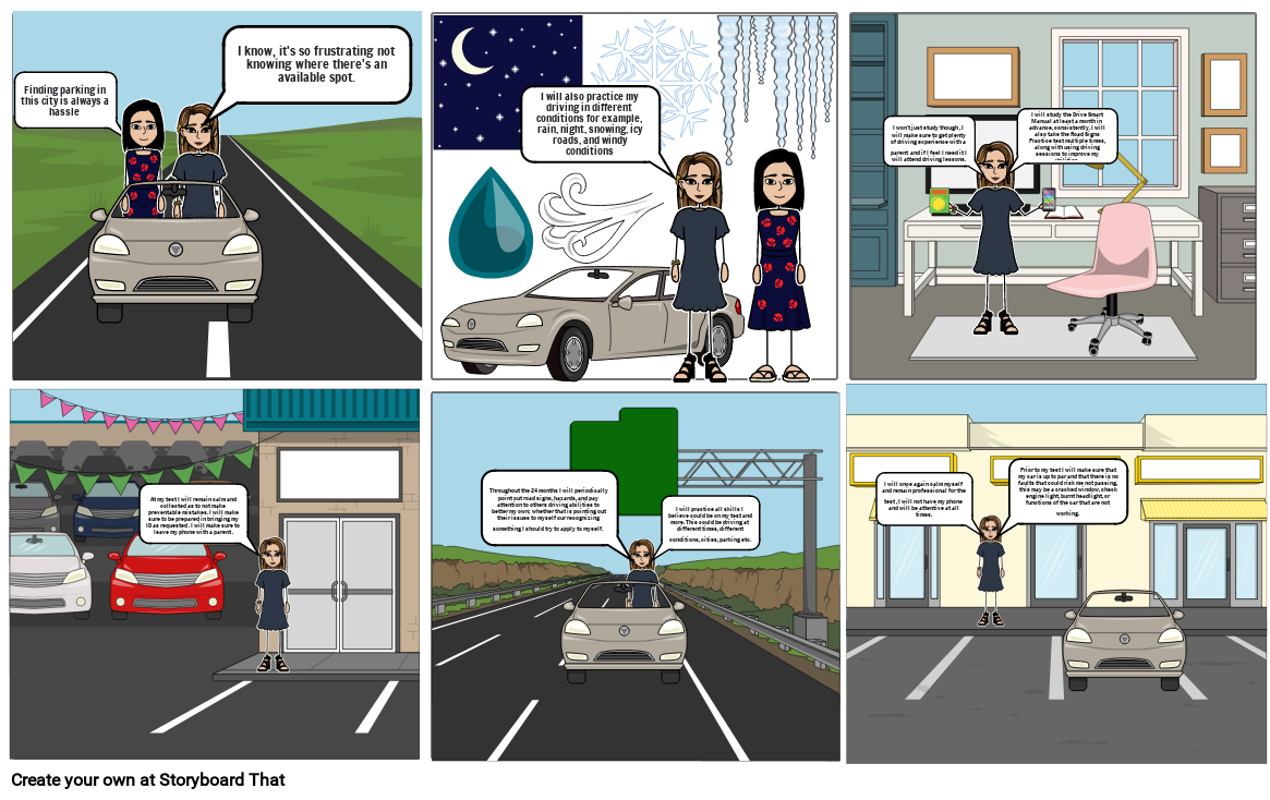 parking Storyboard by 361cd3f8