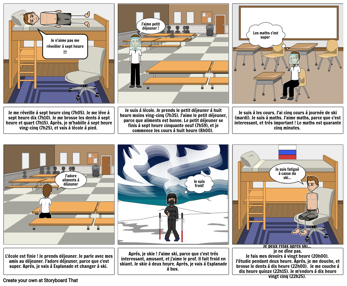 Daily Routine In French