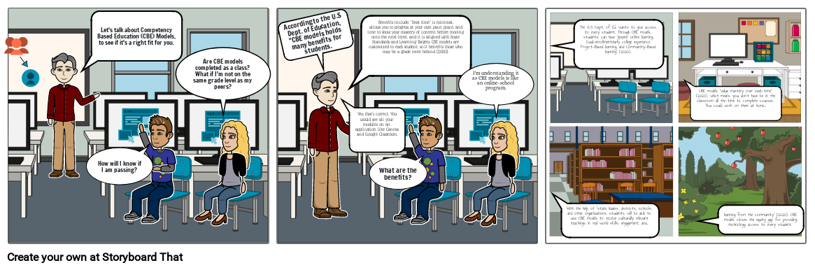 Competency-Based Education (CBE) Models Storyboard Competency-Based Education (CBE) Models Storyboard