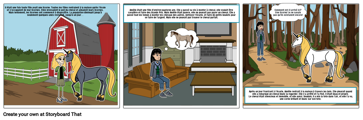 French 4 Project Storyboard by 36b843a4