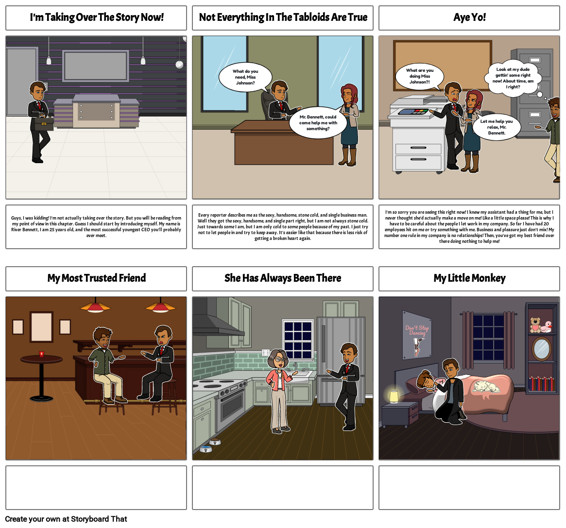 Heal My Heart : Chapter 2 - RIVER'S POV Storyboard