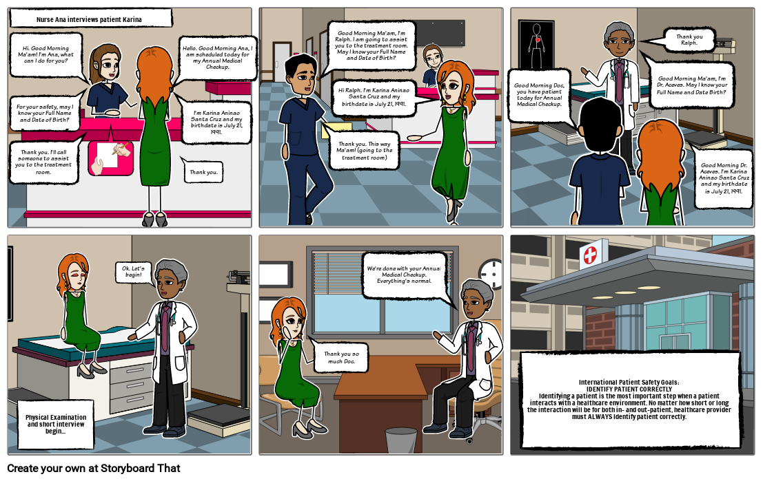 Identify Patient Correctly Storyboard por 37a8ece3