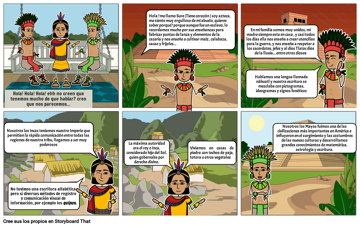 Historieta incas mayas y aztecas القصة المصورة من قبل 37bd4003
