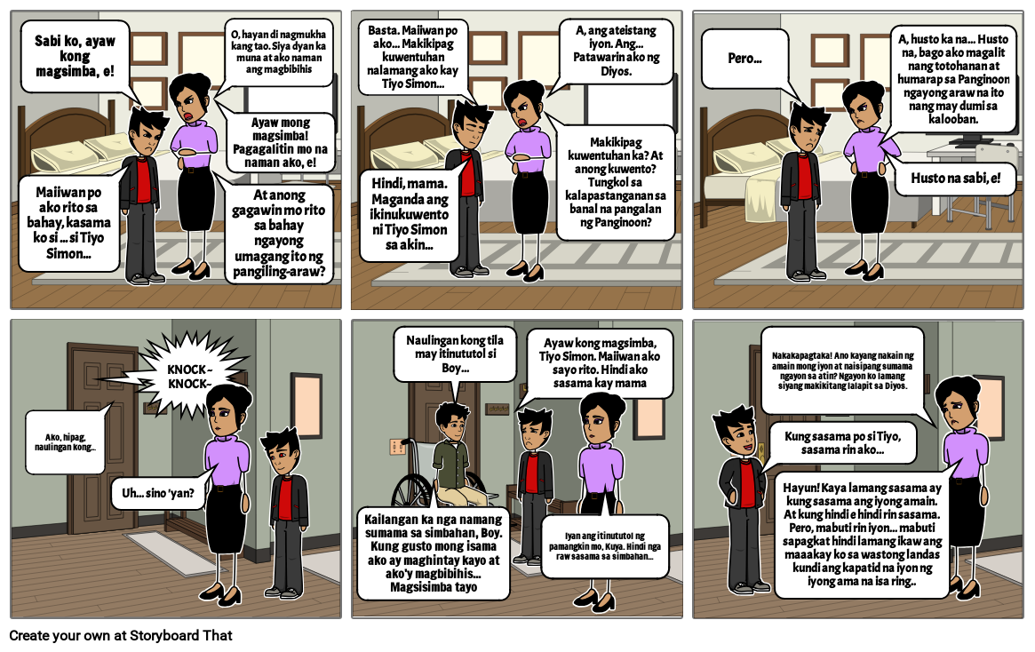 filipino Storyboard por 37fd50f0