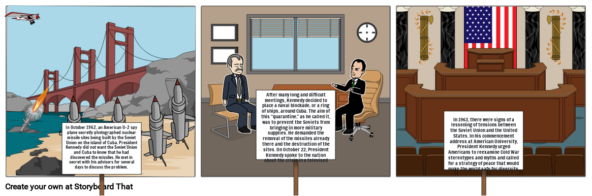 CUBAN MISSILE CRISIS Storyboard by 38616303