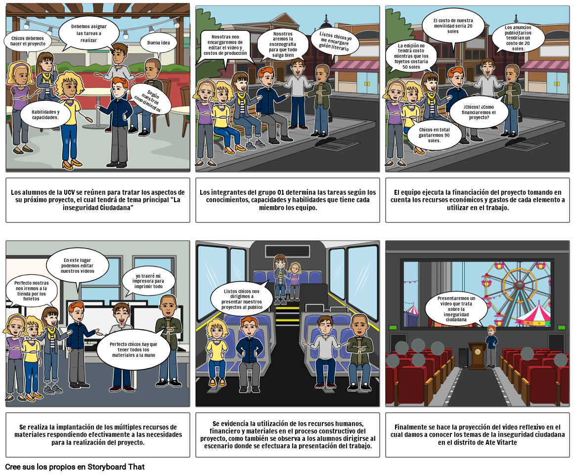 Inseguridad Storyboard by 3873c2a4