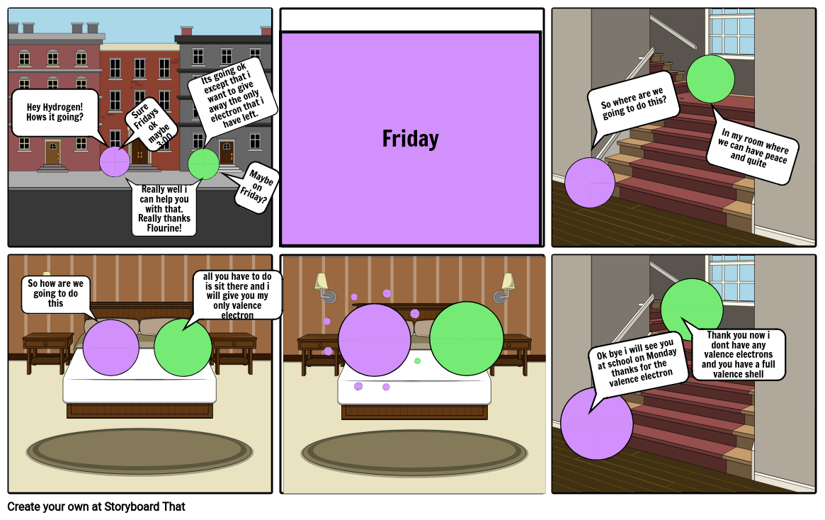 Bonding Comic Strip Storyboard by 389a9499