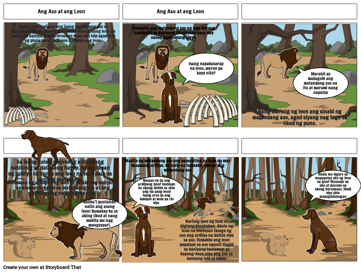Ang Aso at Leon Storyboard por 38bc5118