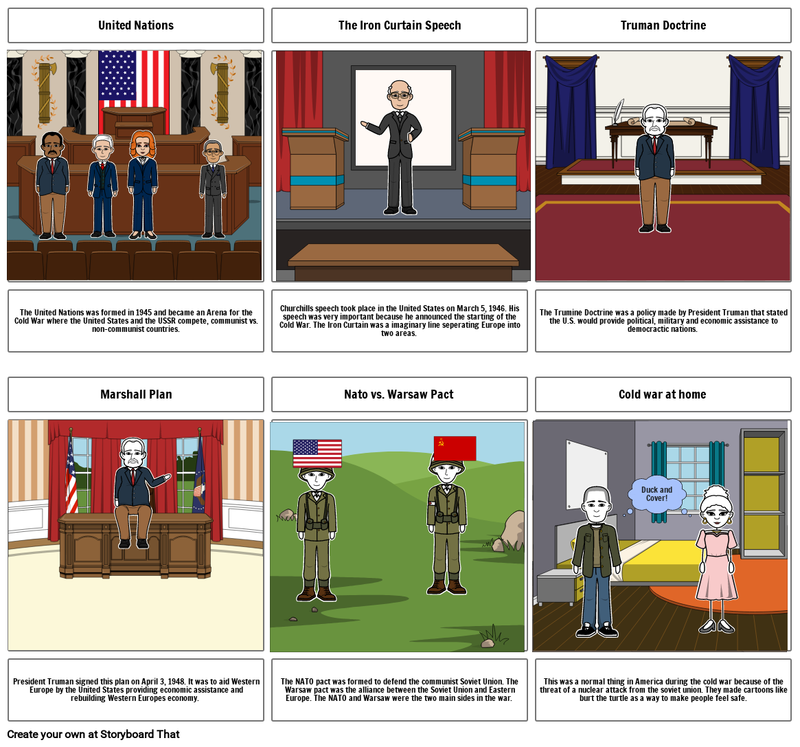 Cold war Storyboard por 38c6f6ef