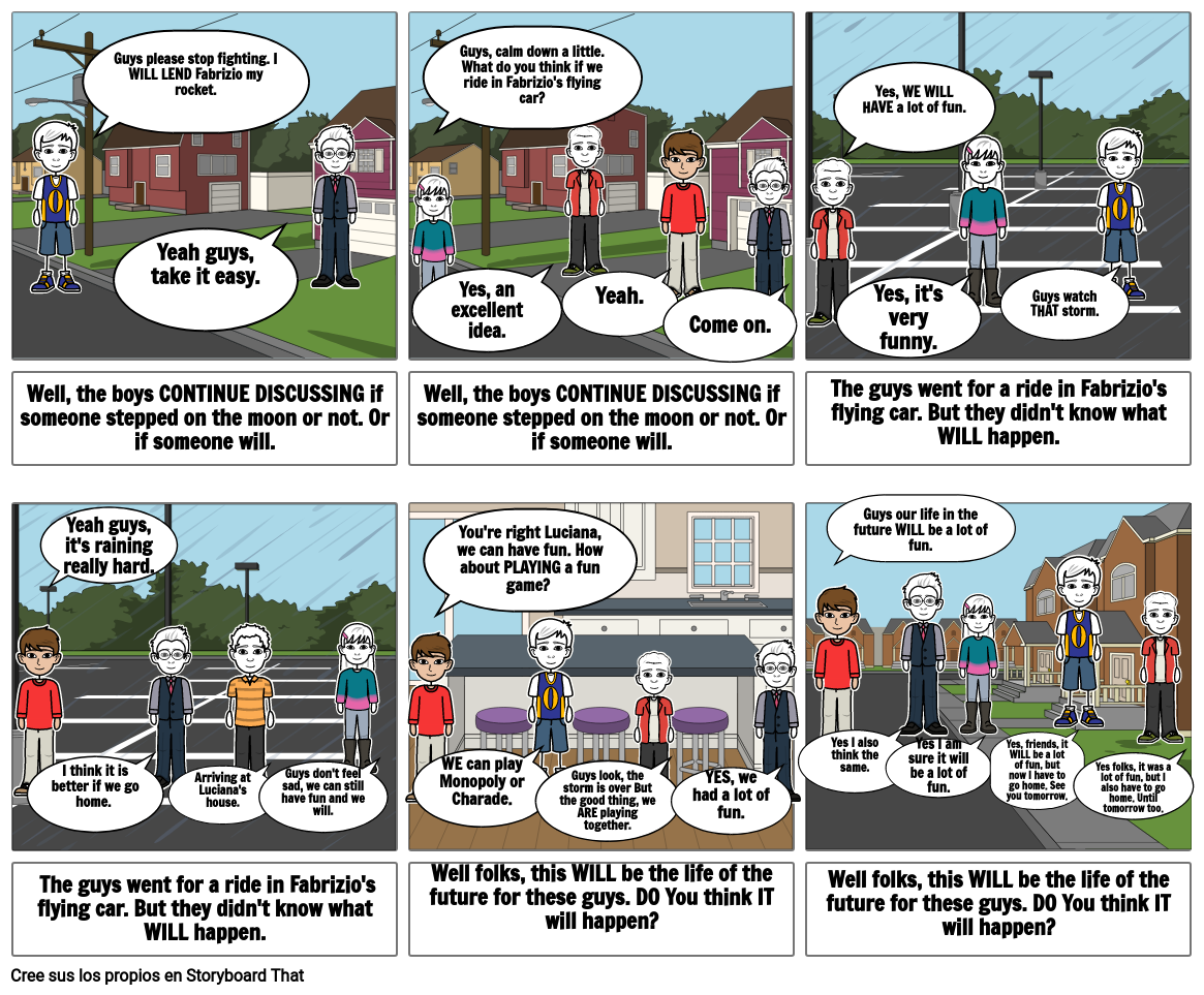 Un viaje en el tiempo 2 Storyboard por 38f01c35