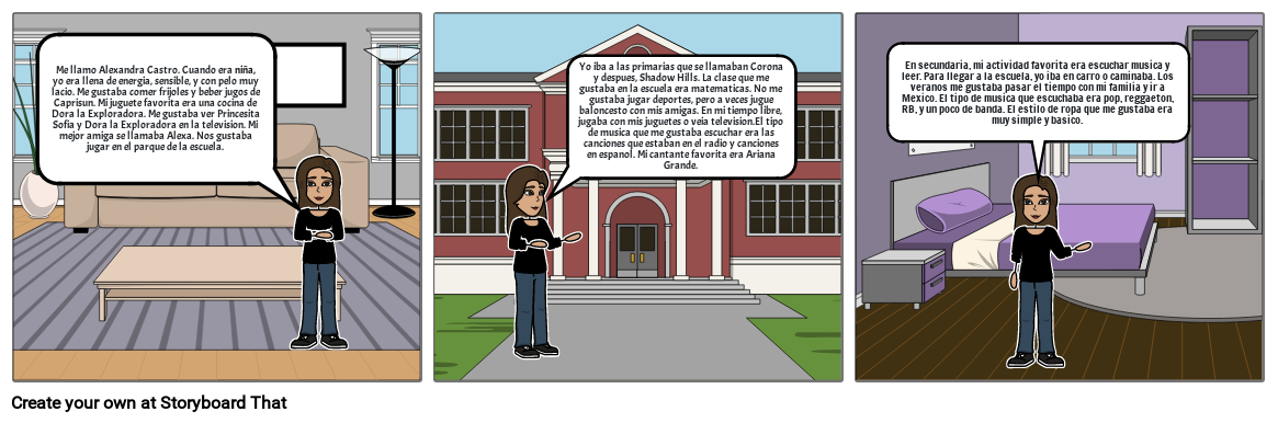 Cuando era nina Storyboard by 39021615