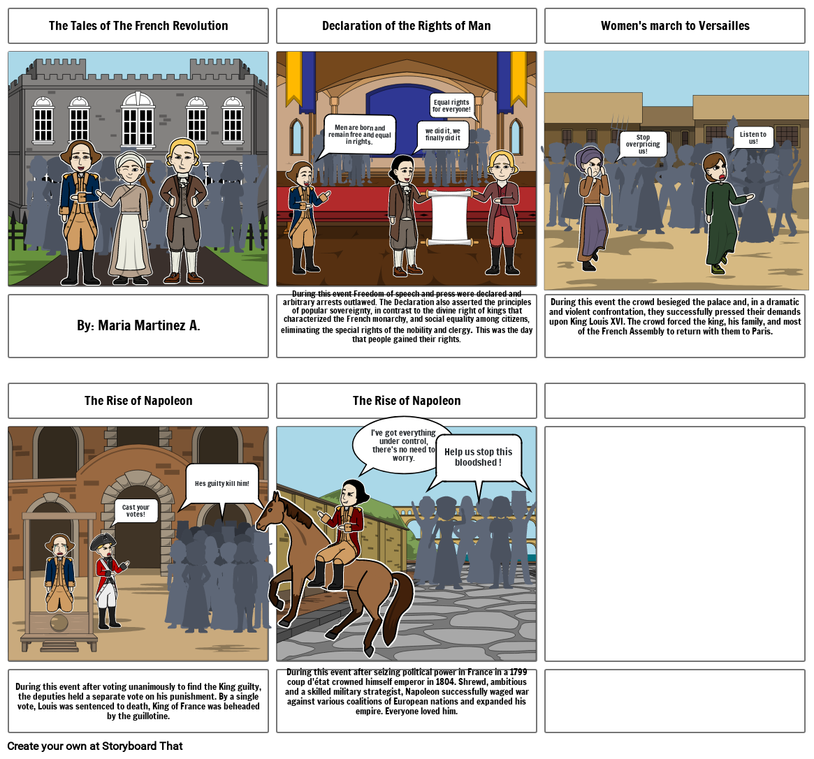 French revolution Storyboard by 392426f8