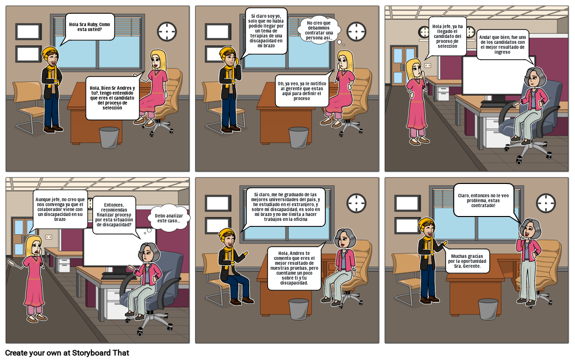 Etica laboral Storyboard by 3936223e