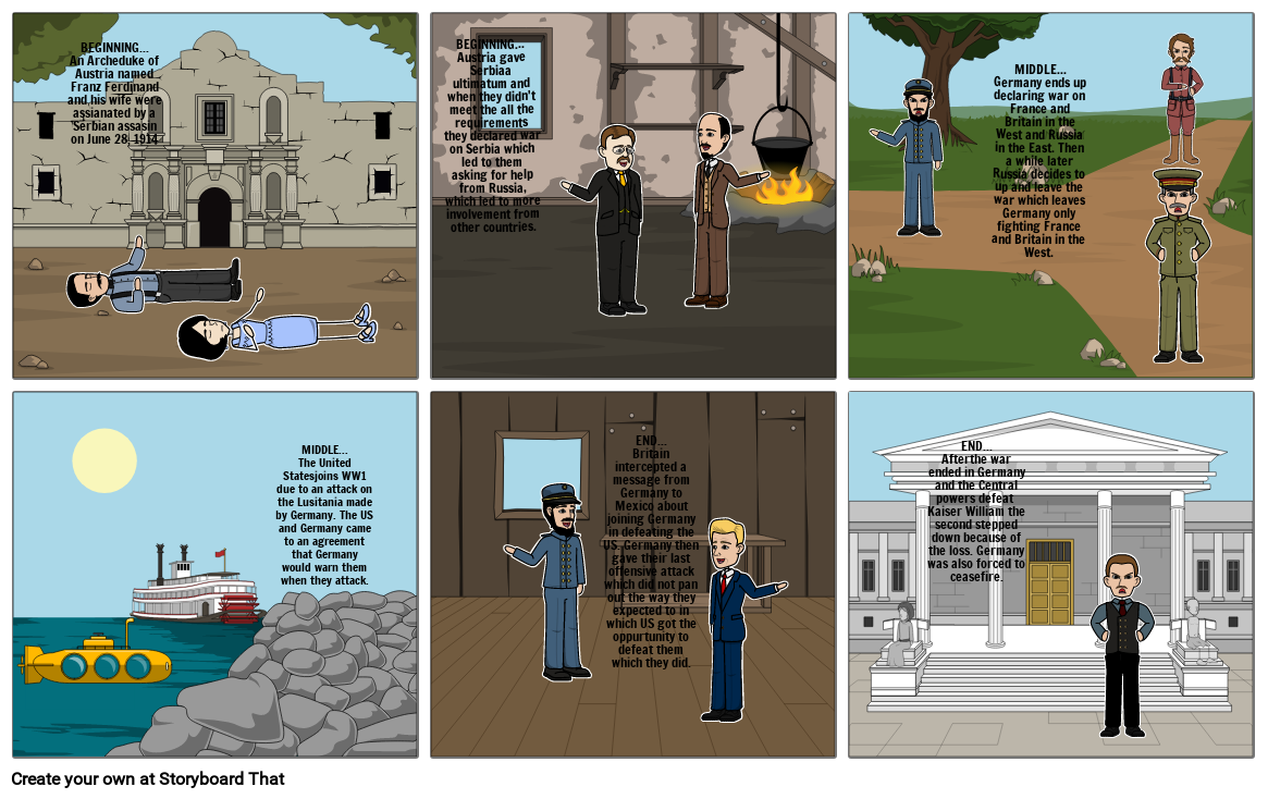 WWI Storyboard by 395f9e13