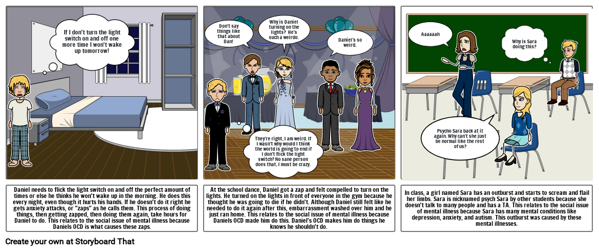OCDaniel Social Issues Storyboard by 39634678