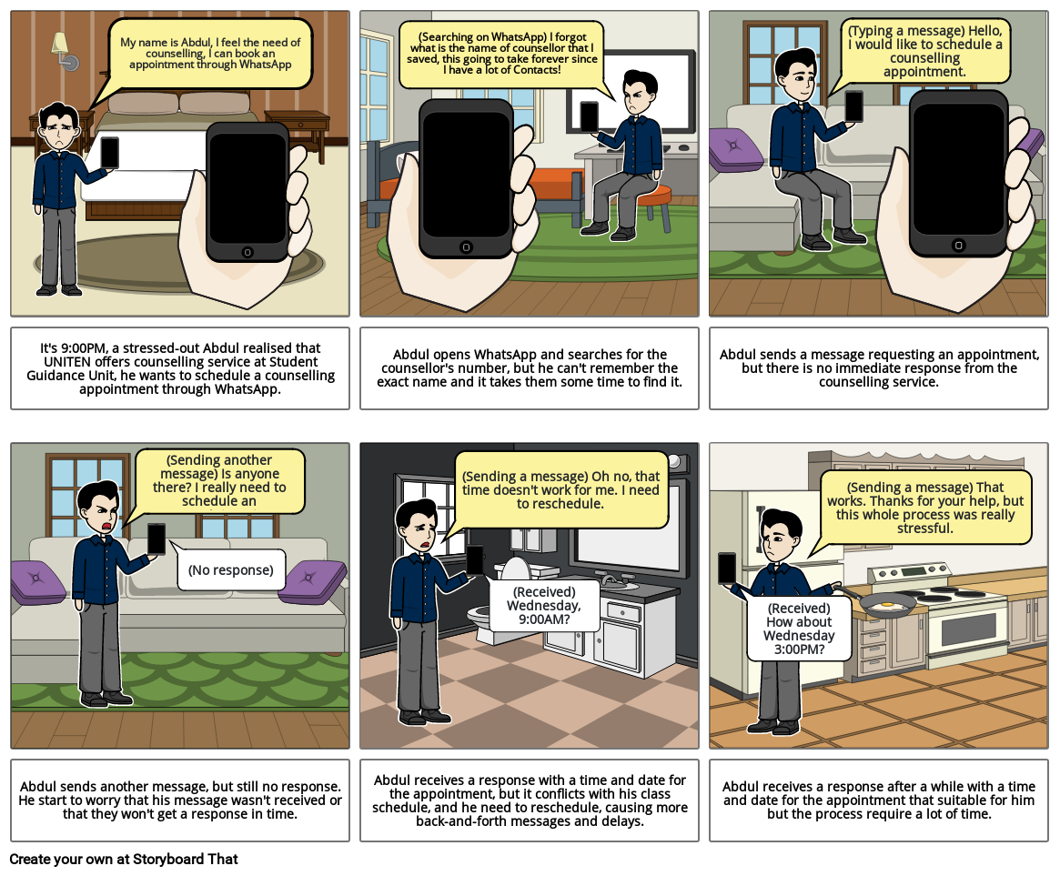 Current Student Storyboard por 3a34a8fc