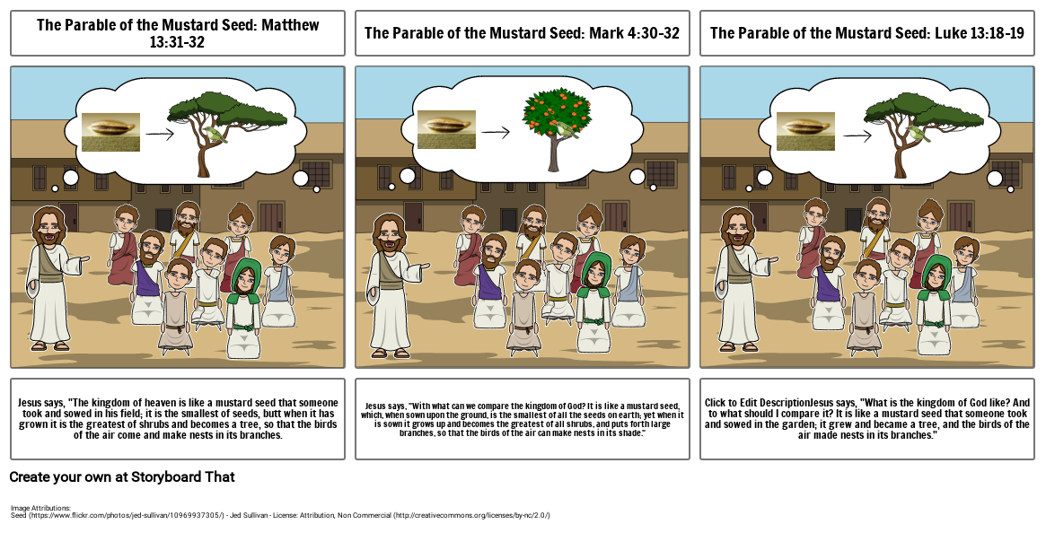 Mustard seed Storyboard by 3a5daceb