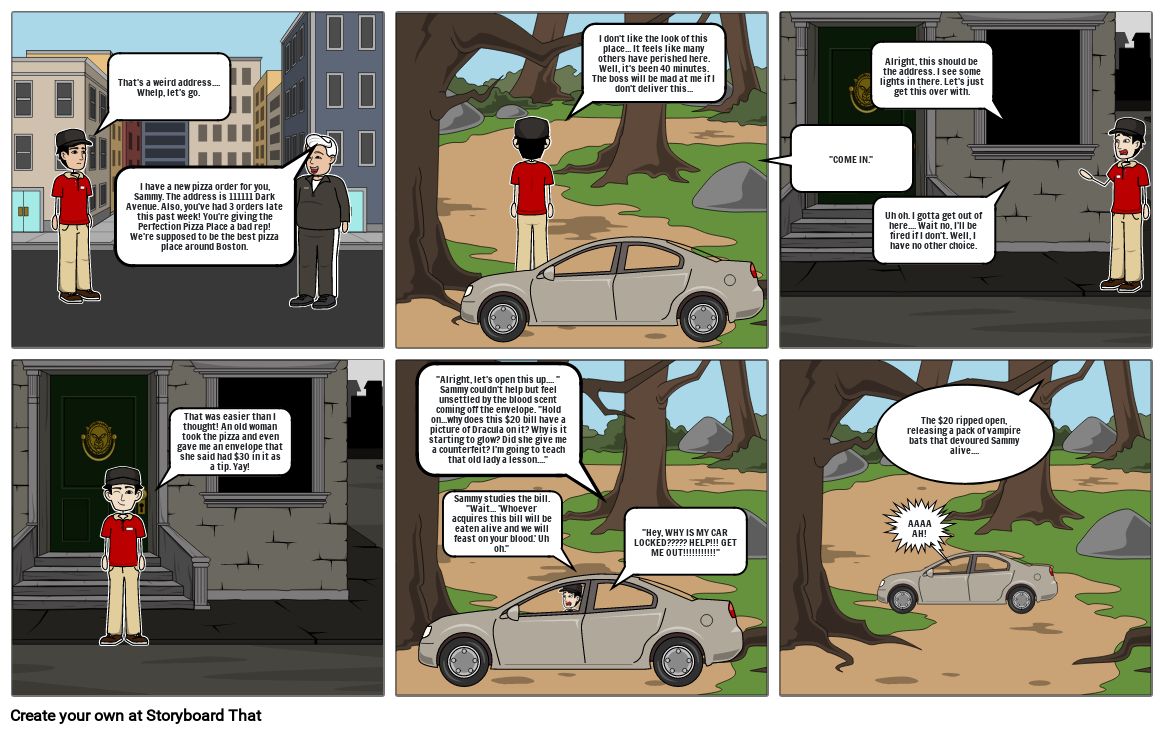 Gothic story Storyboard por 3b5380a4