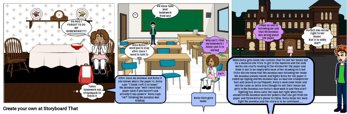 The magic paper! Storyboard por 3b8d03e6