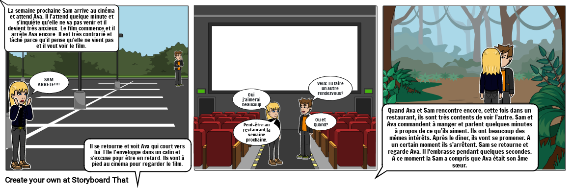 French Storyboard by 3c461e40