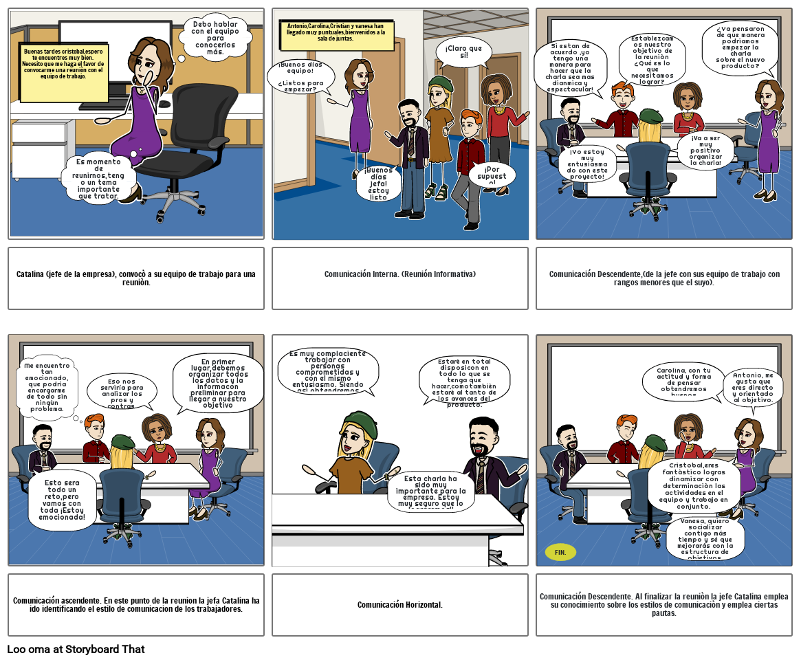 Conducta profesional Storyboard by 3c5704dc