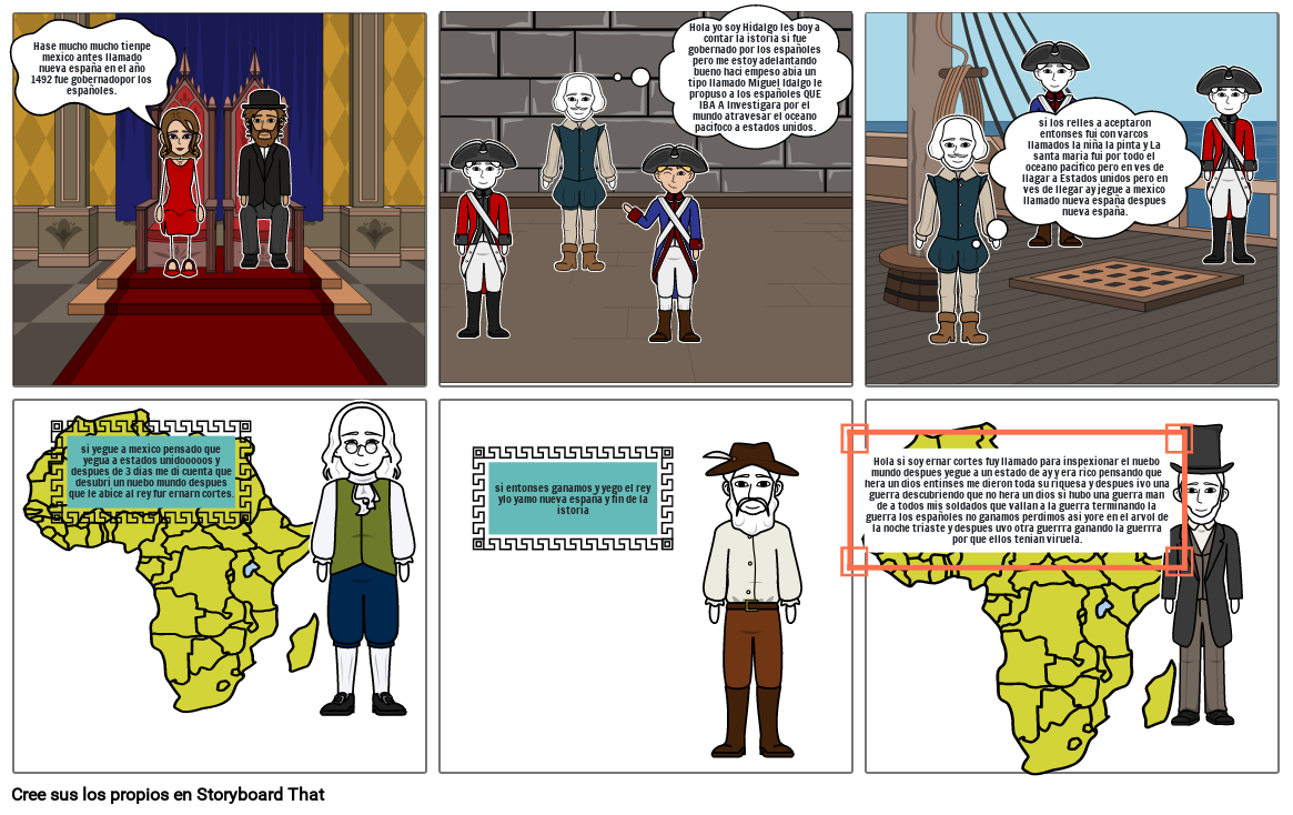 Independencia de Mexíco. Storyboard by 3da859a2