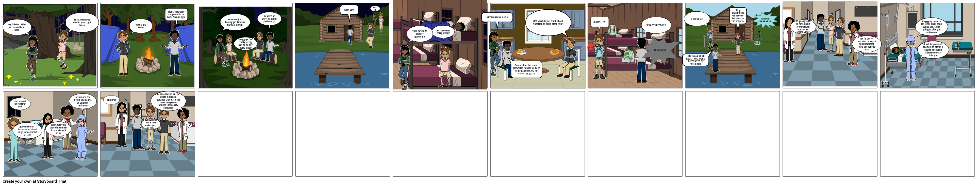 venomous snake bite Storyboard par 3ddc6e06