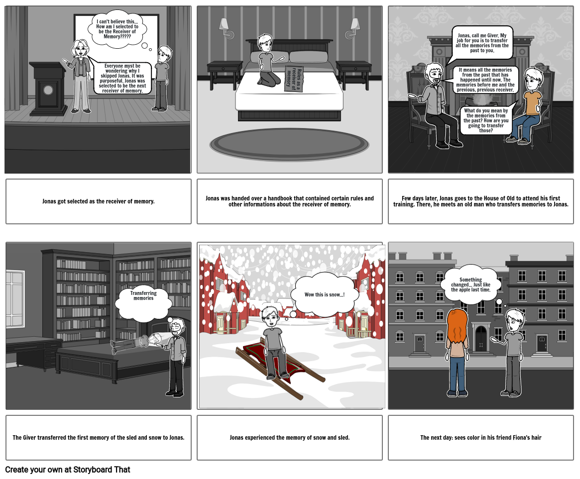 The Giver Storyboard By 3f24f312
