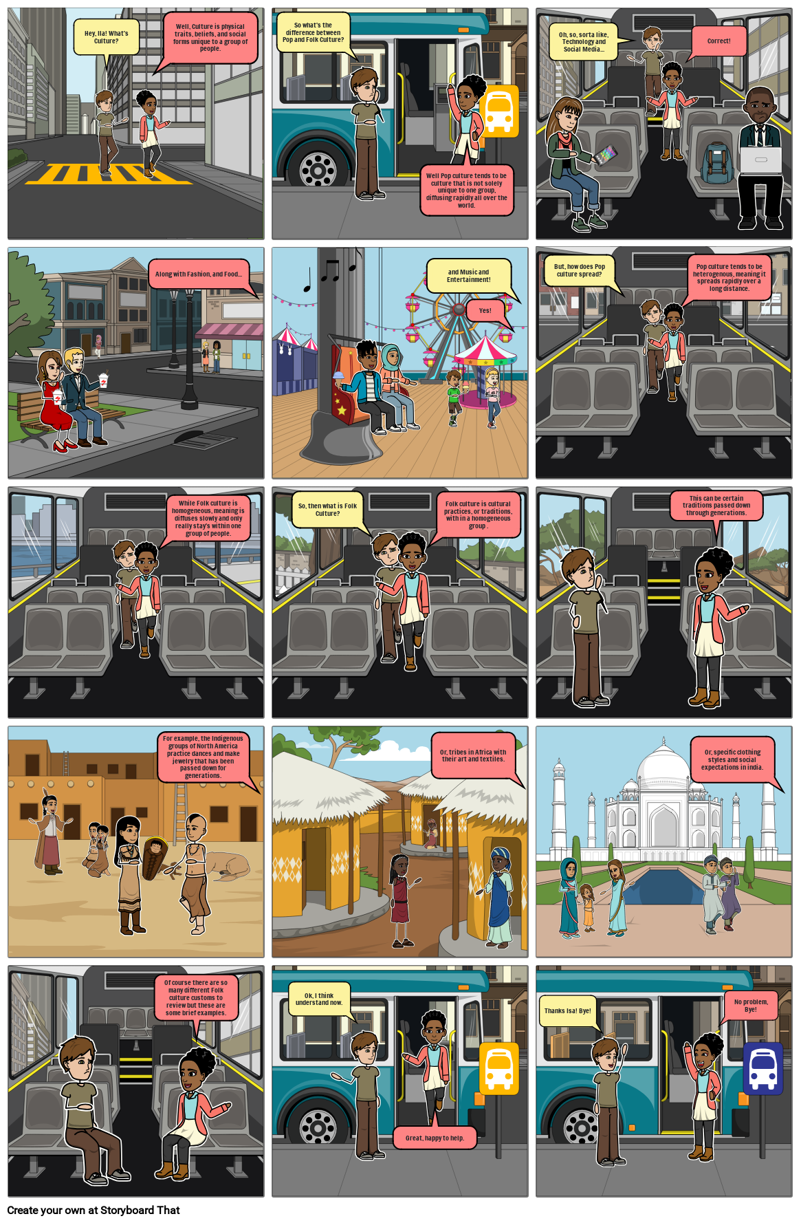 What is the Difference Between Folk and Pop Culture?