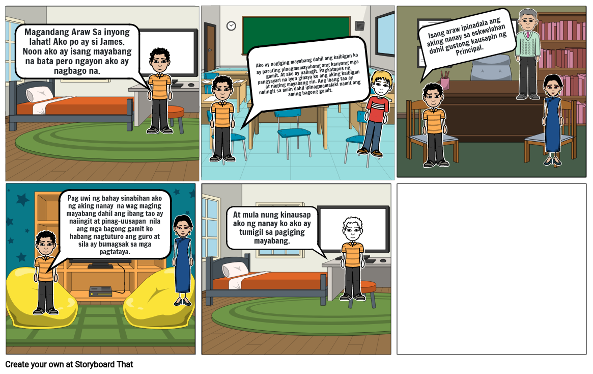 Filipino Story Board Storyboard by 3fdfbc07