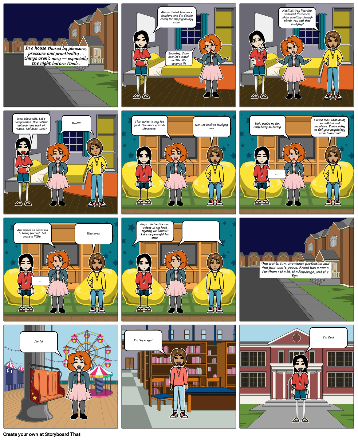 PSYCHO COMIC EXAMPLE Storyboard por 402c89c7