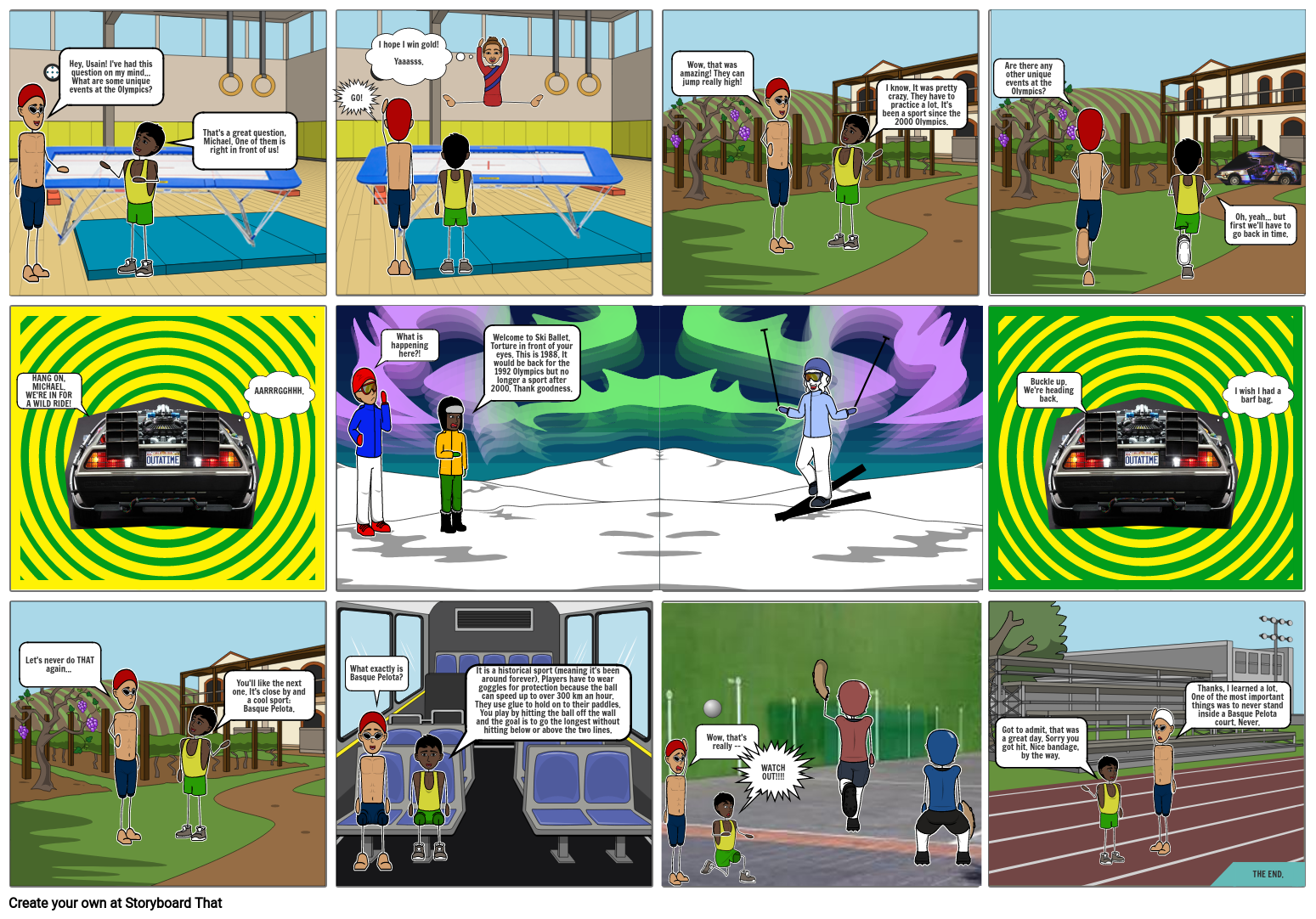 Olympics_Unique Sports Storyboard by 40353750