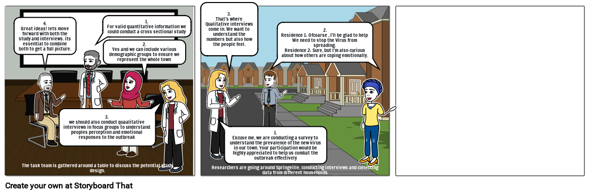SPRINGVILLE OUTBREAK Storyboard par 404bb181