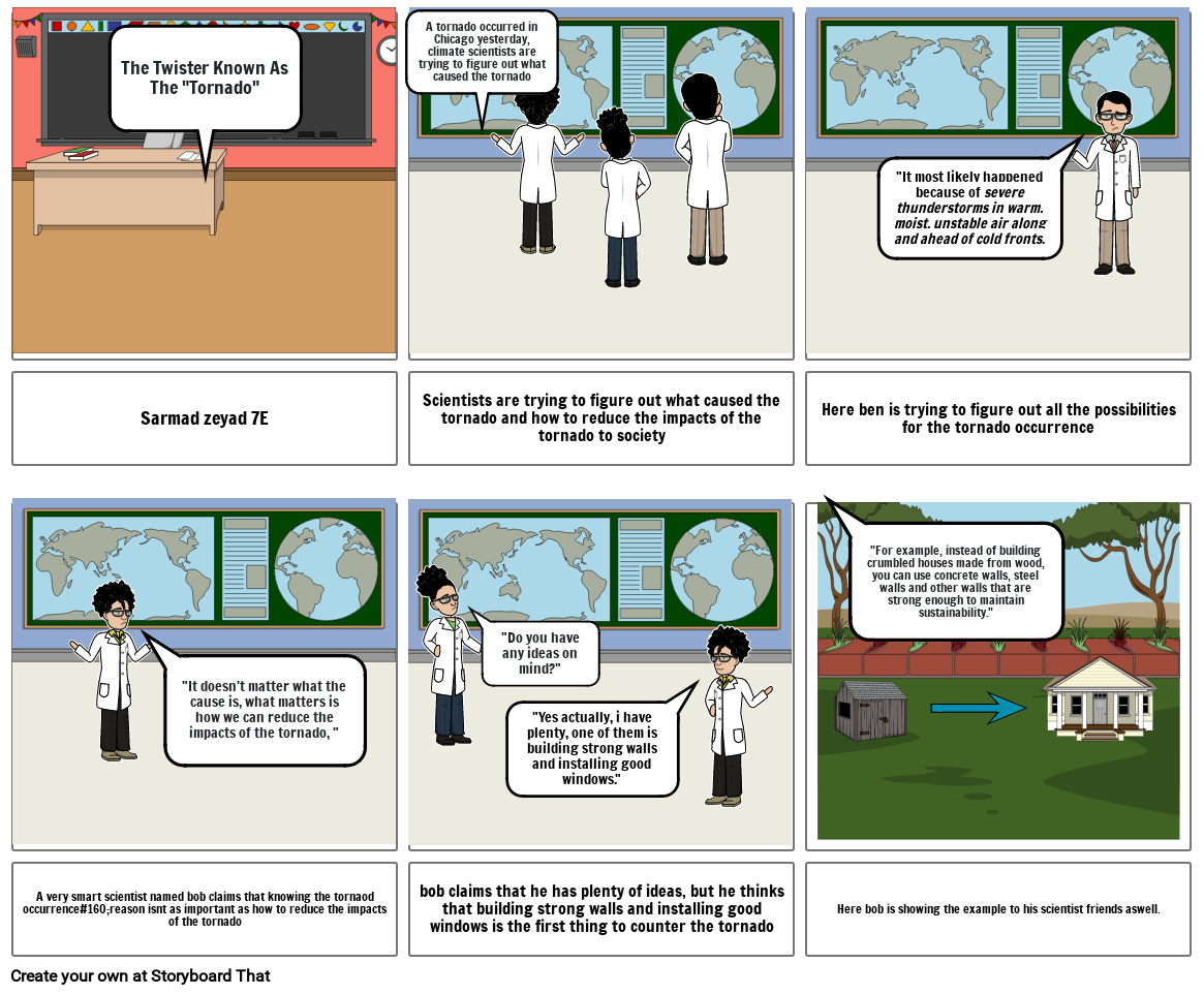 The Twister Knows As The "Tornado" Storyboard av 4053d63b