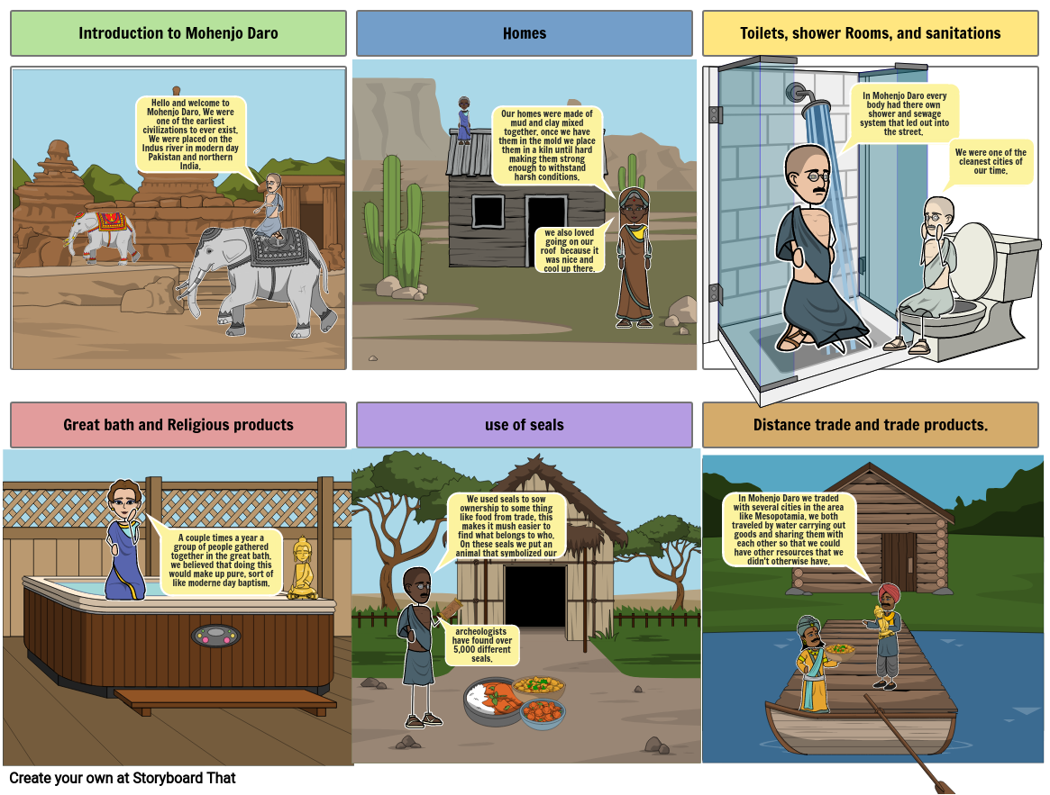 Indus valley civilization Storyboard by 41449bc5