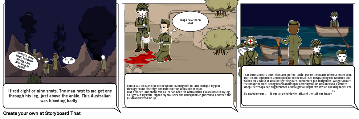 ww1 Storyboard por 4152f43b