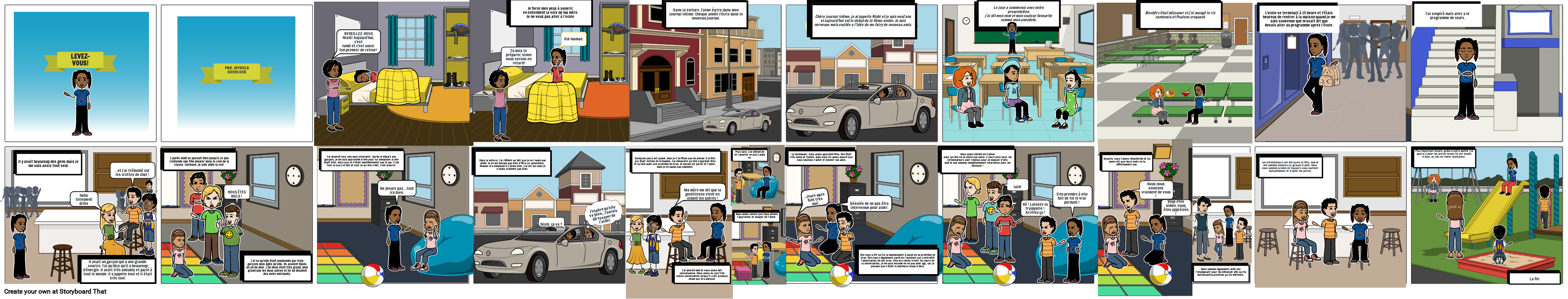 Levez-Vous! Storyboard por 42017402