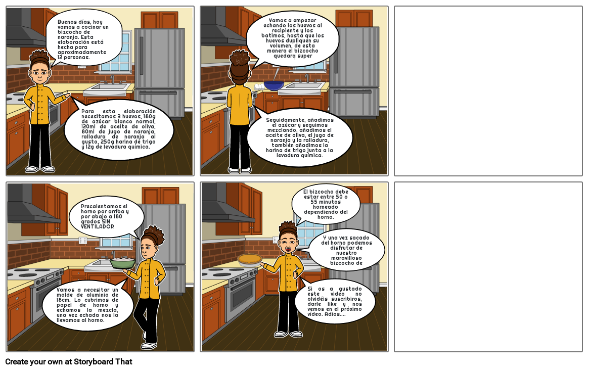 Martas cooking Storyboard by 42174f06